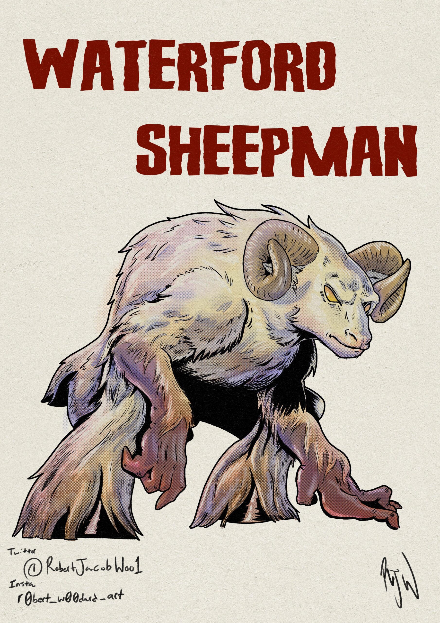 Waterford Sheepman art – UFO FEED