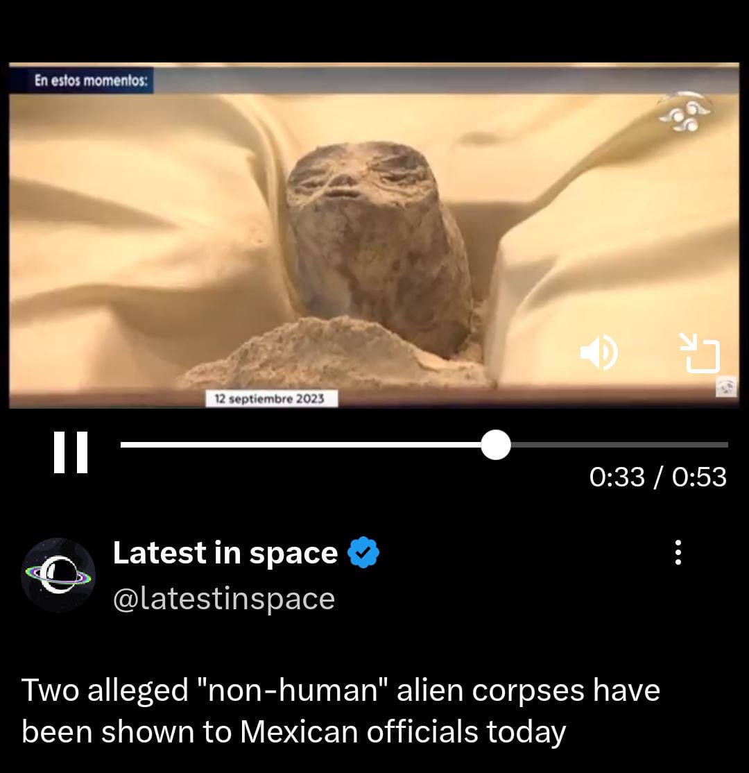 Alien corpses’ shown to Congress in Mexico, UFO expert testifies under ...