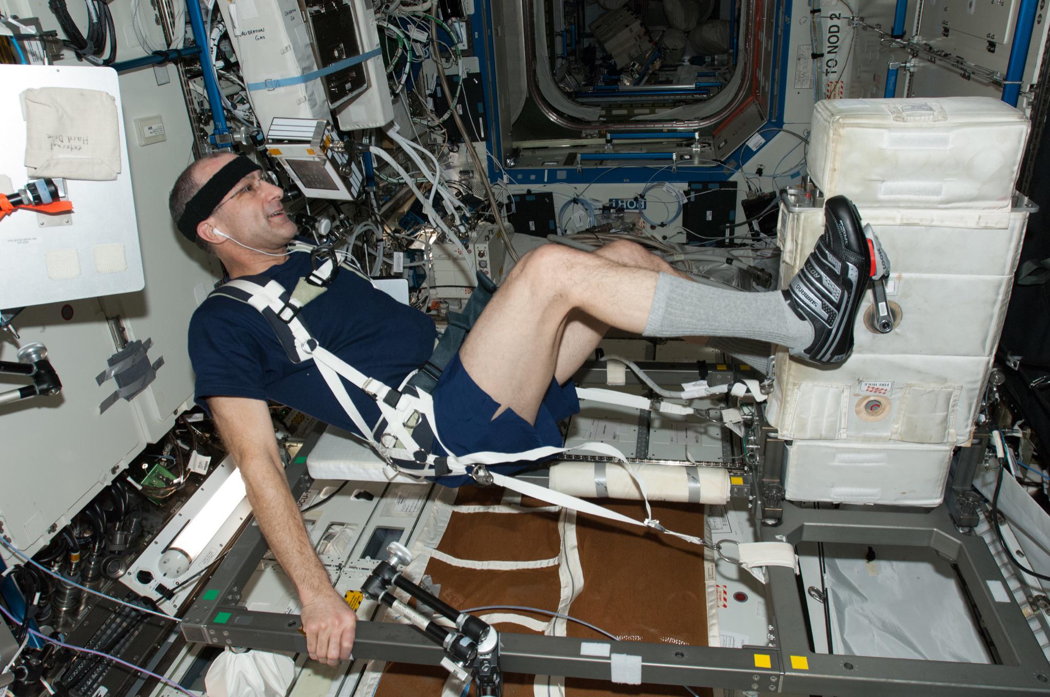 Humanity's fastest bicycle, at 17,000 mph aboard the International ...