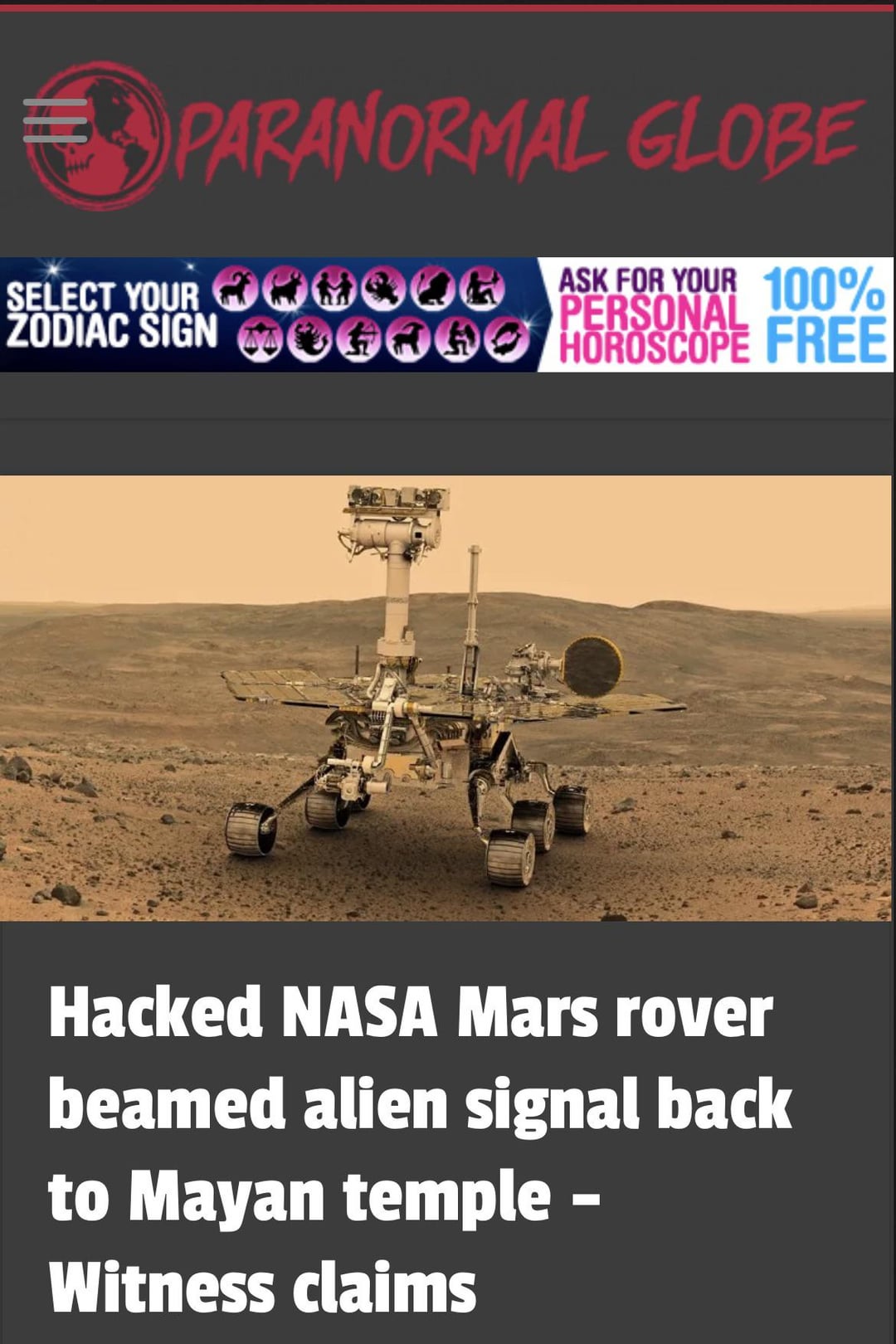 Is there a link between these allegations about a hacked Mars rover ...