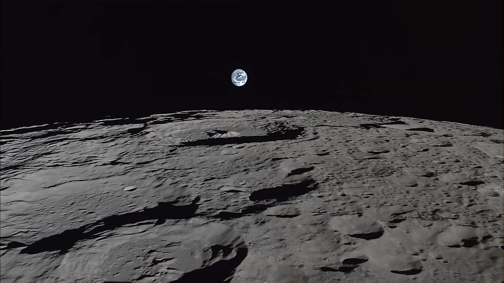 Real Footage of the Moon's Surface and the Earth captured by JAXA's ...