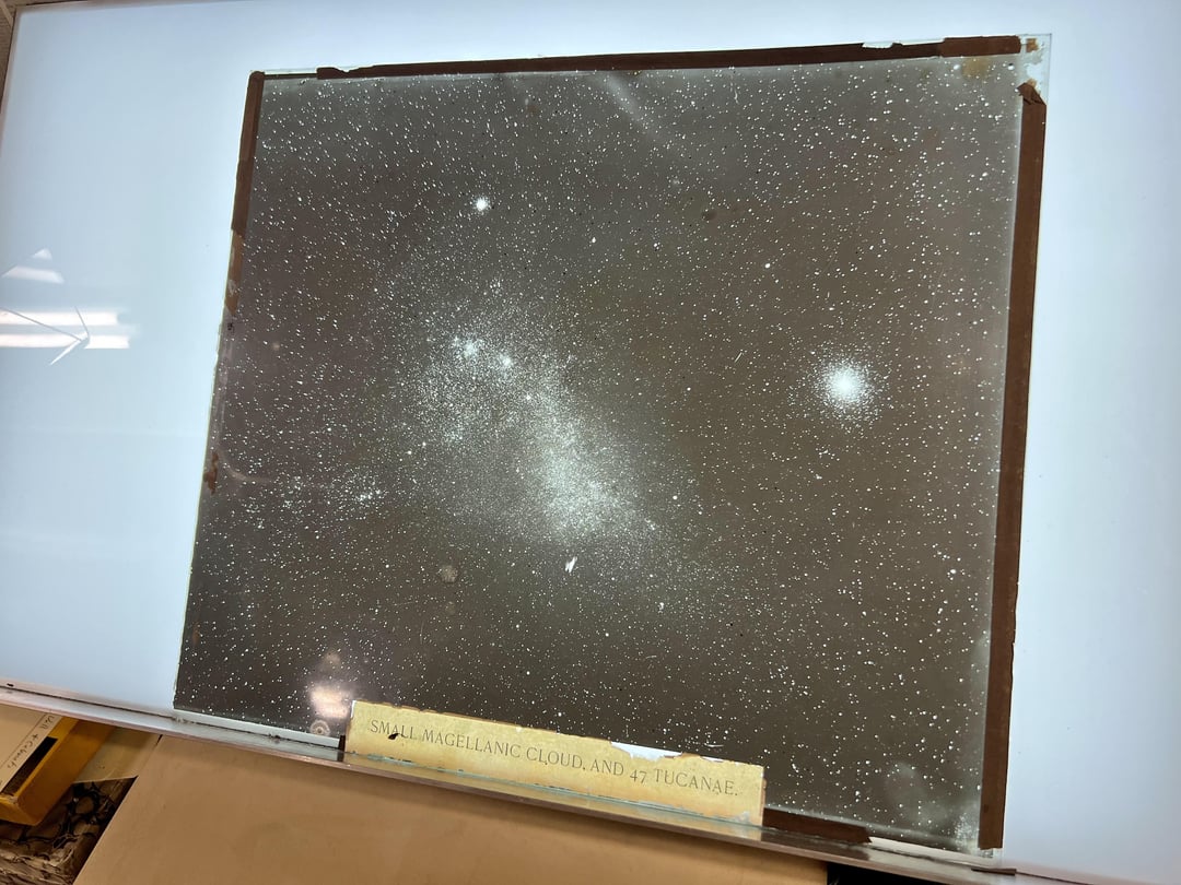 Astronomer here! Got a brief tour yesterday of the Harvard Plate Stacks ...