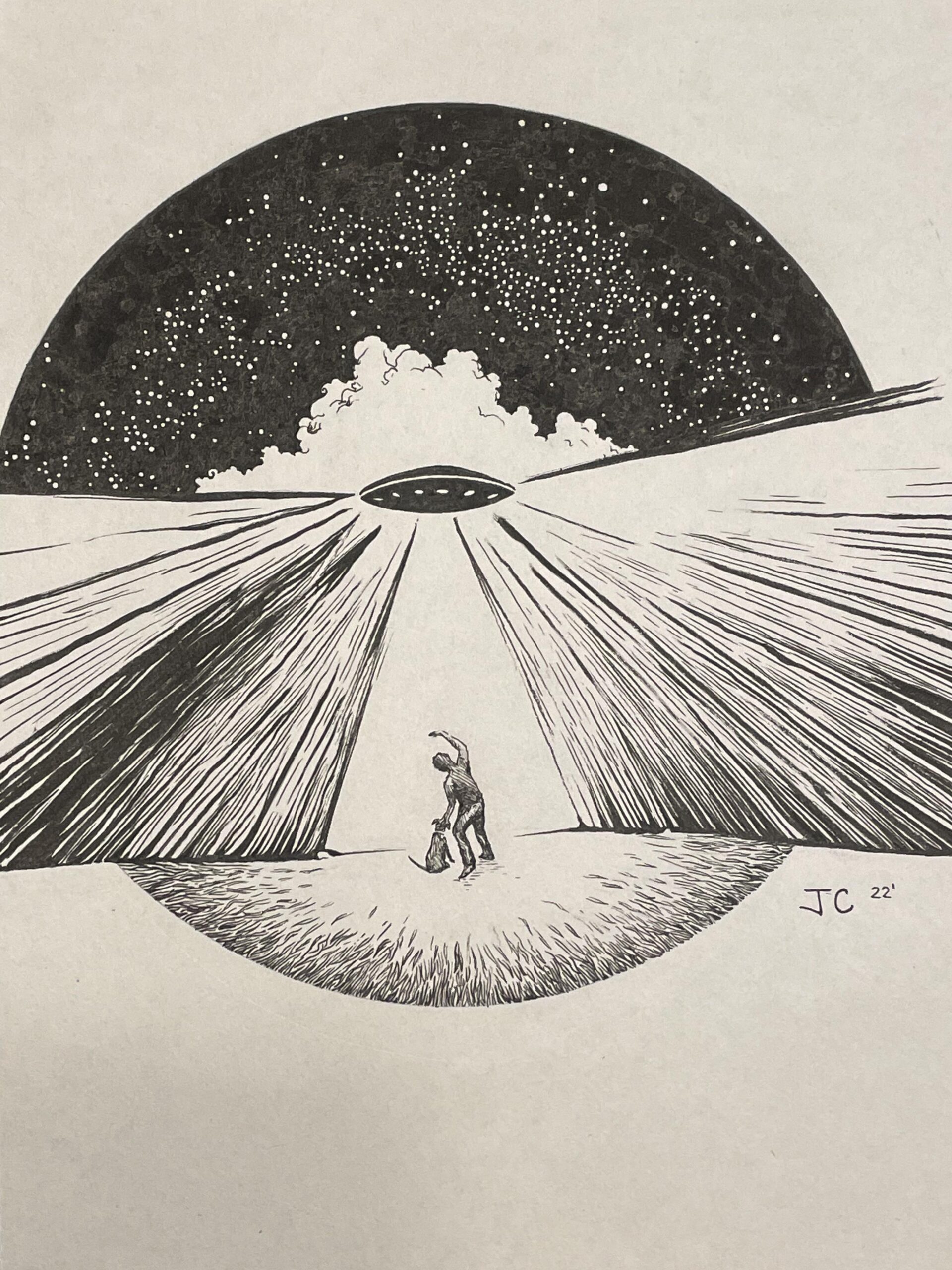 Here’s some artwork from someone who has witnessed one firsthand. – UFO ...