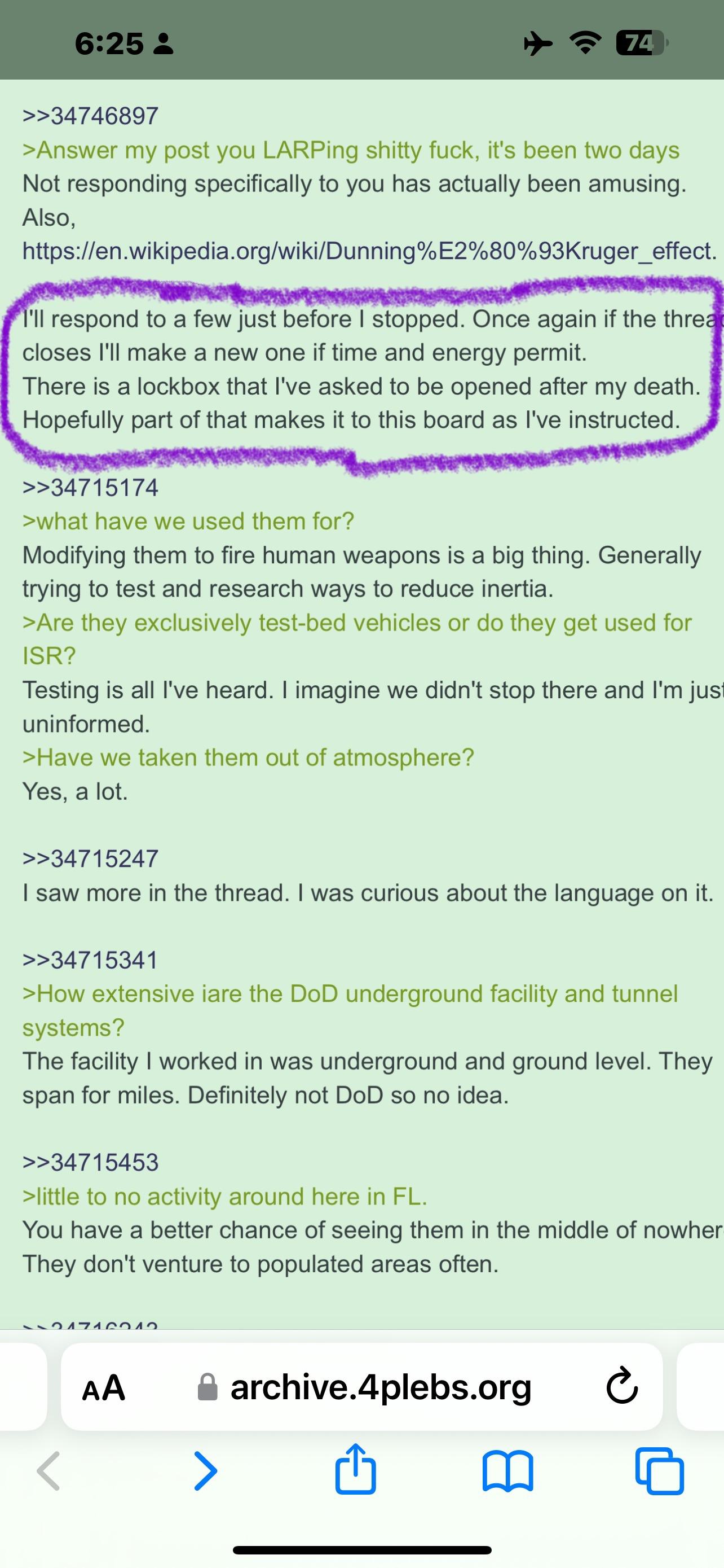 Did the 4chan poster ever return? What about the documents in the ...