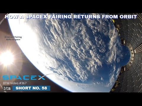 How a SpaceX Fairing Returns from Orbit – UFO FEED