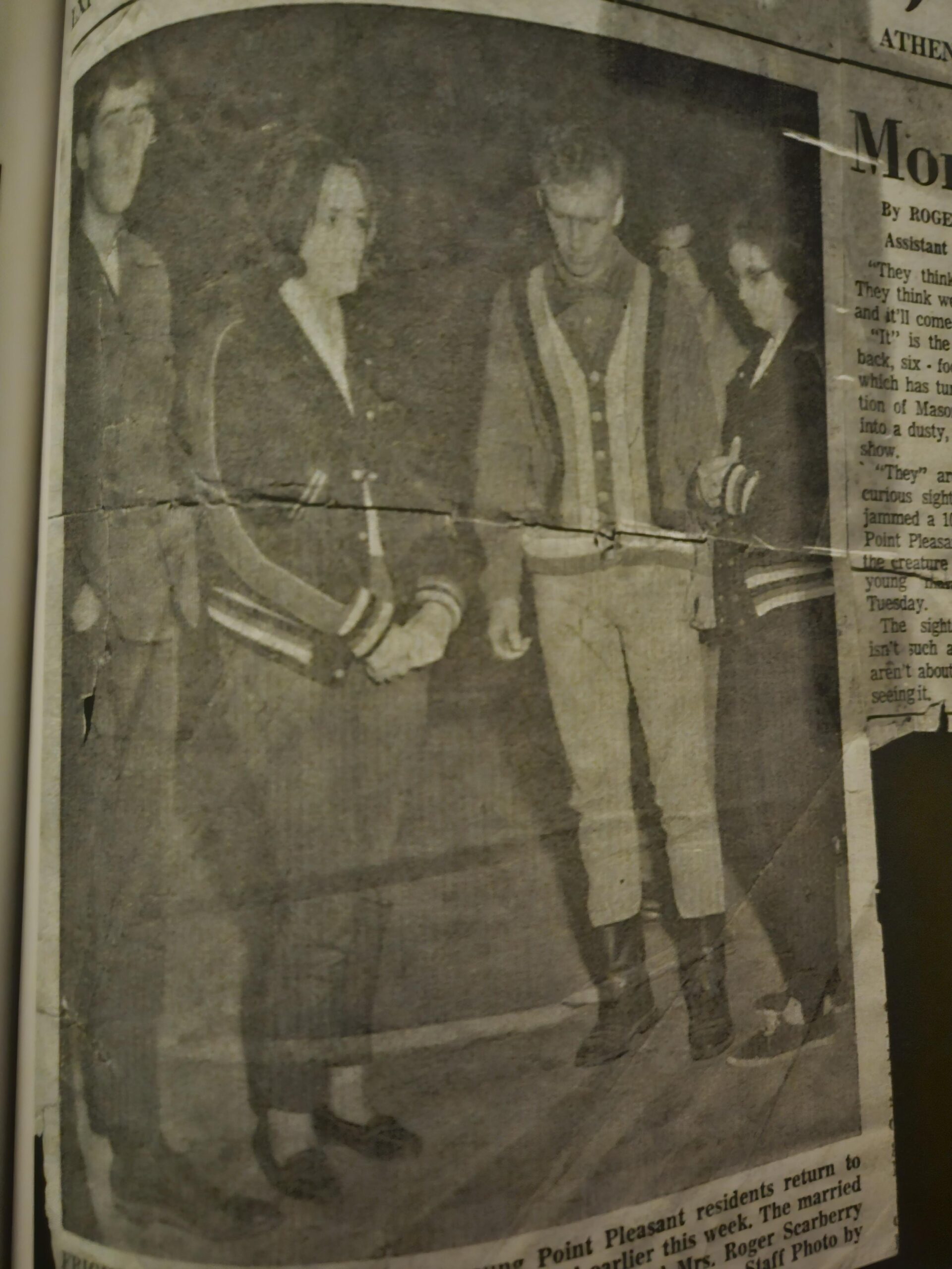 Today is the 56 anniversary of the scarberry mallette mothman encounter ...