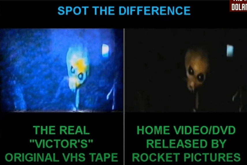 Where can I find the original VHS version of “Victor’s” alien interview ...
