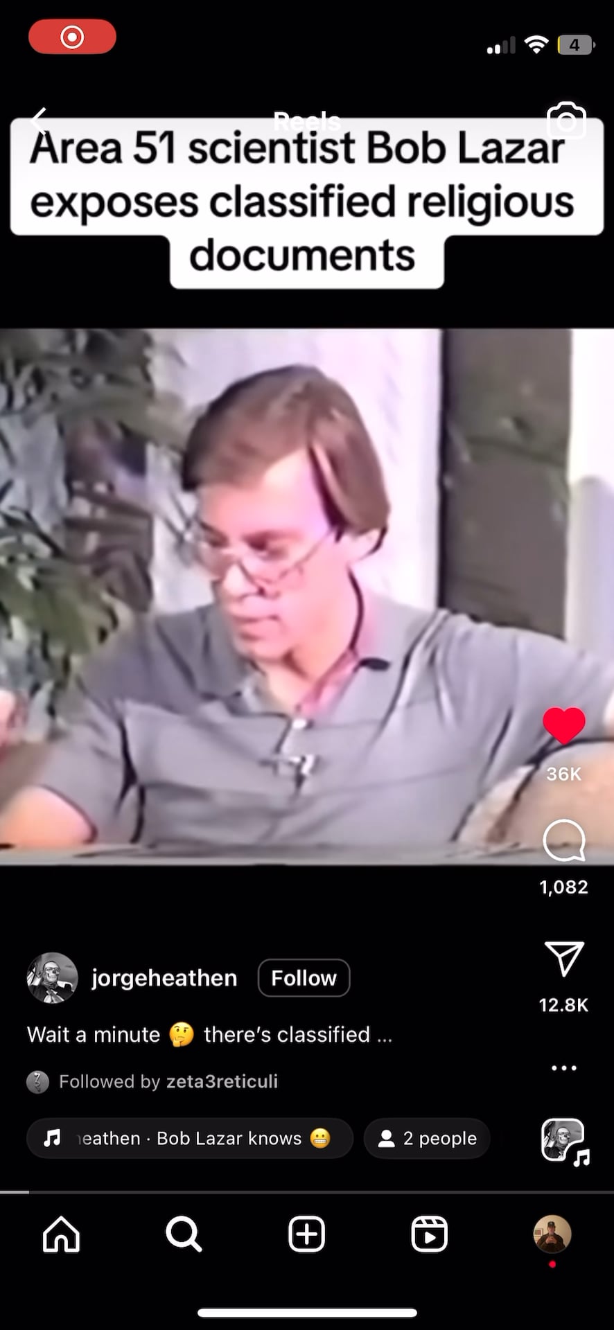 Old Bob Lazar Video - UFO FEED