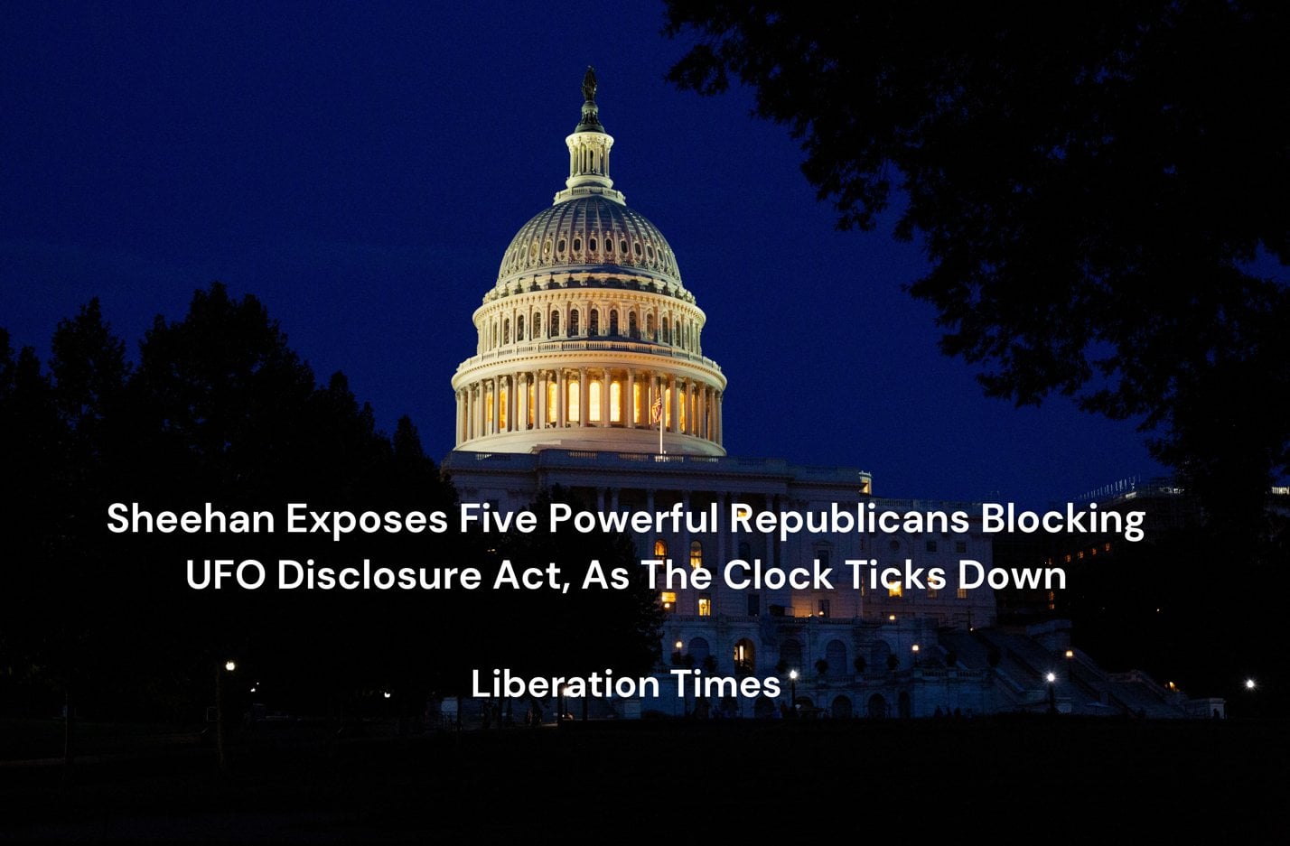 Daniel Sheehan Exposes Five Powerful Republicans Blocking UFO ...