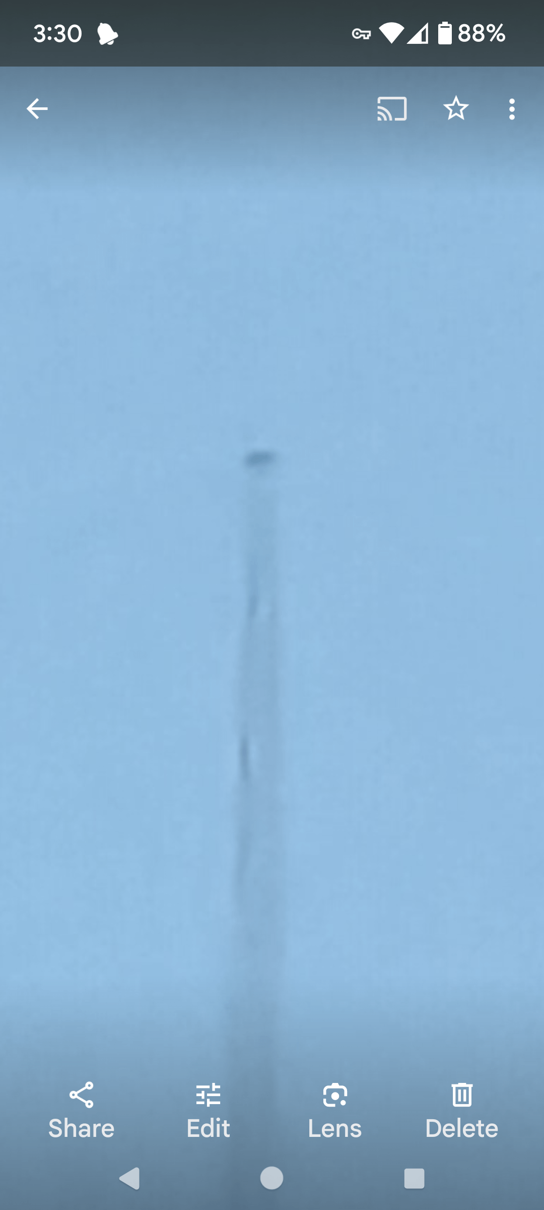 Vertical Exhaust Plume in the Sky? Please help identify - UFO FEED