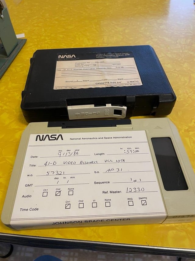 Help identifying NASA video tapes from 1980s - UFO FEED