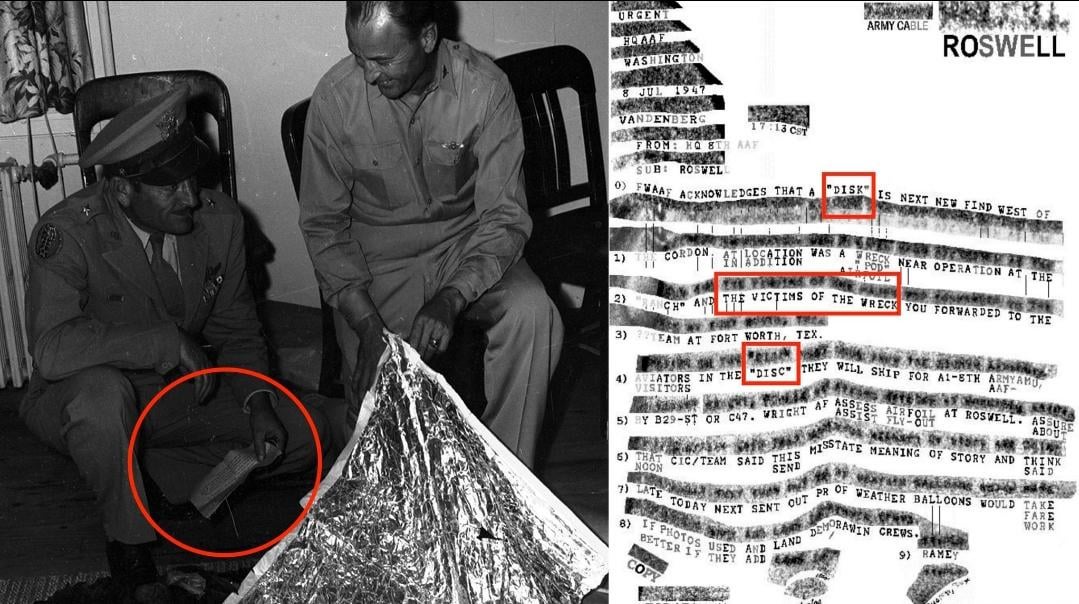 The roswell letter (disk and bodies) - UFO FEED