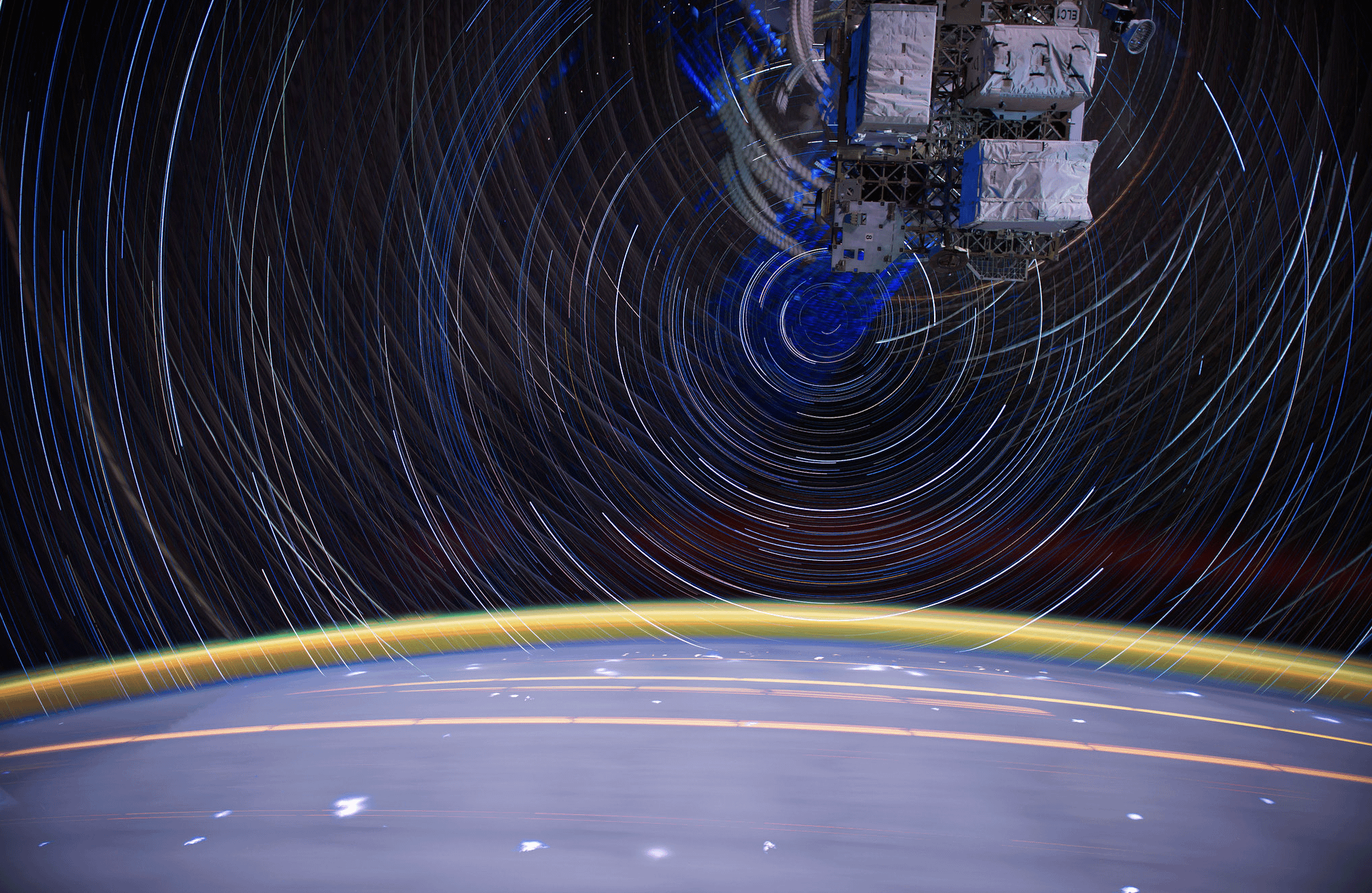 My sharpest 30-minute time exposure from the International Space ...