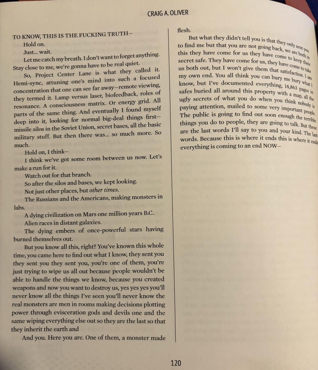 A short story involving the US Army’s research into hemi-sync and ...