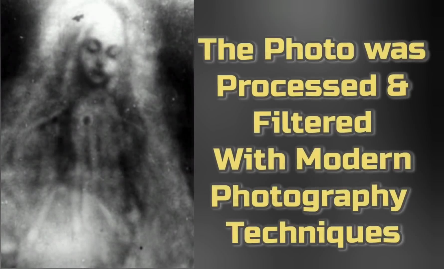 Rare photo reveals the face of the Blessed Virgin Mary from the ...