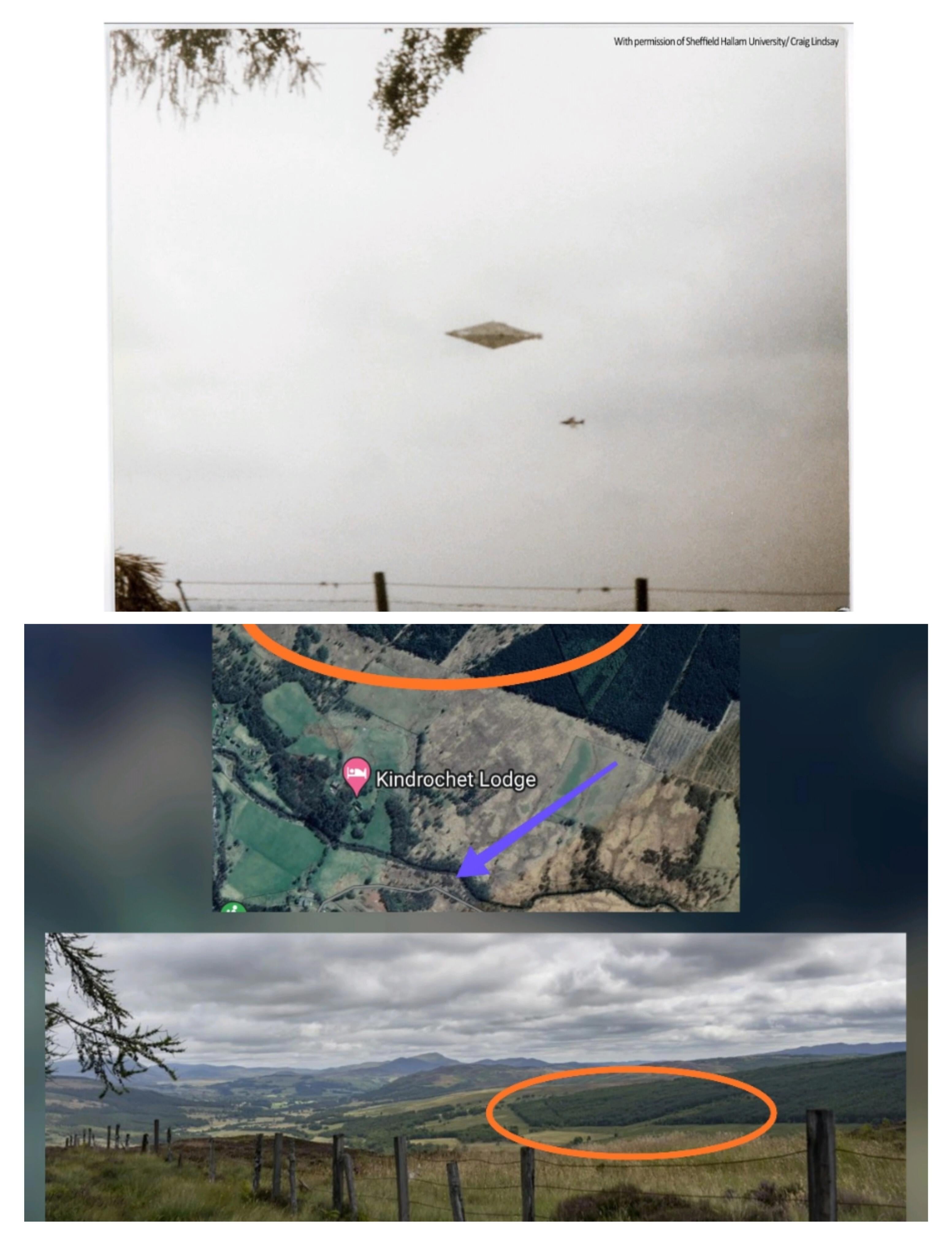 Definitive proof that the Calvine UFO photo is not a reflection. - UFO FEED