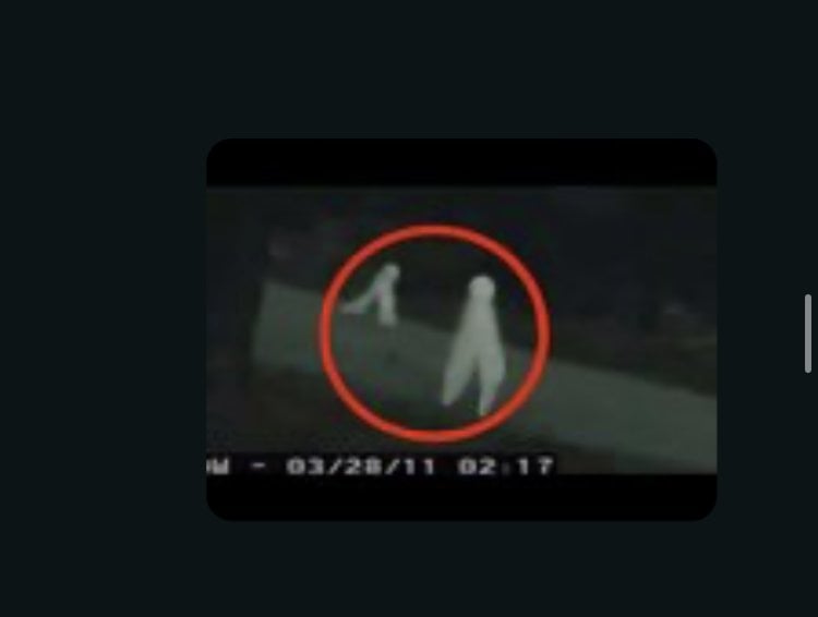 Looking for a classic security-cam video of aliens posted six or years ...