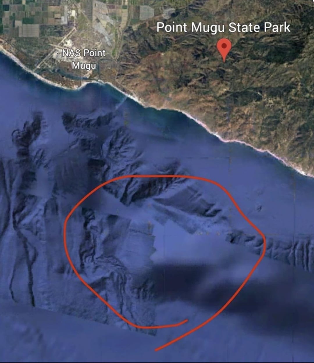 Google Maps and Google Earth have scrubbed a ocean anomaly/structure ...