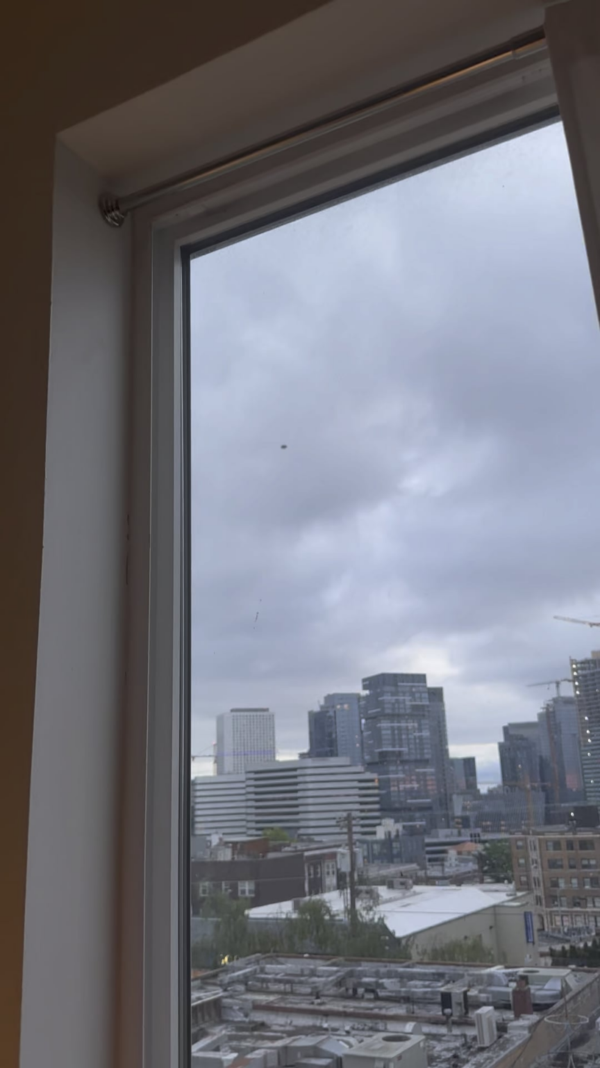 Flying black disk sighting Seattle WA (warning profanity in audio ...