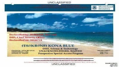 AARO releases documents related to KONA BLUE UFO program - UFO FEED