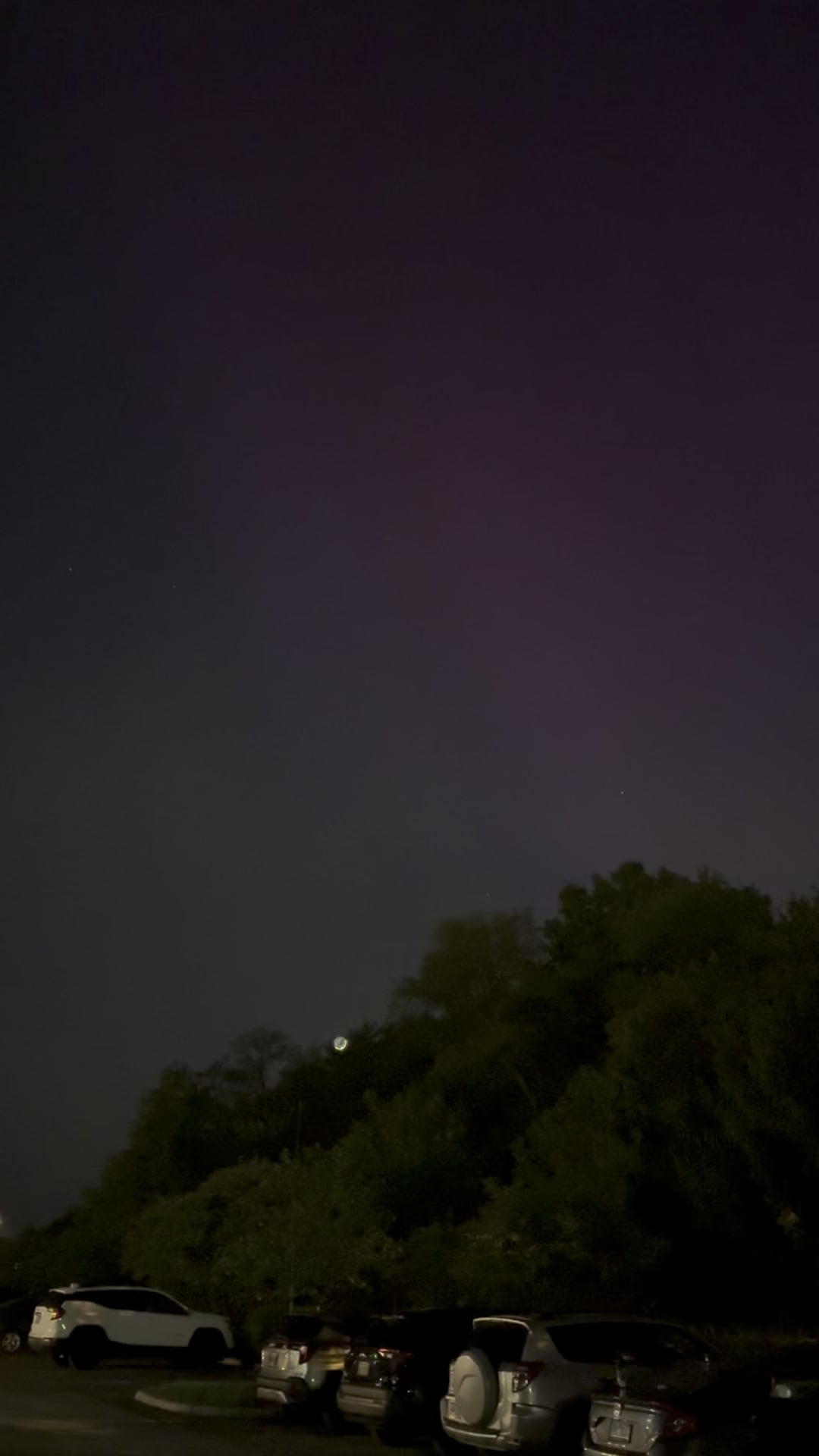 Caught a odd, moving light while filming the northern lights in central ...