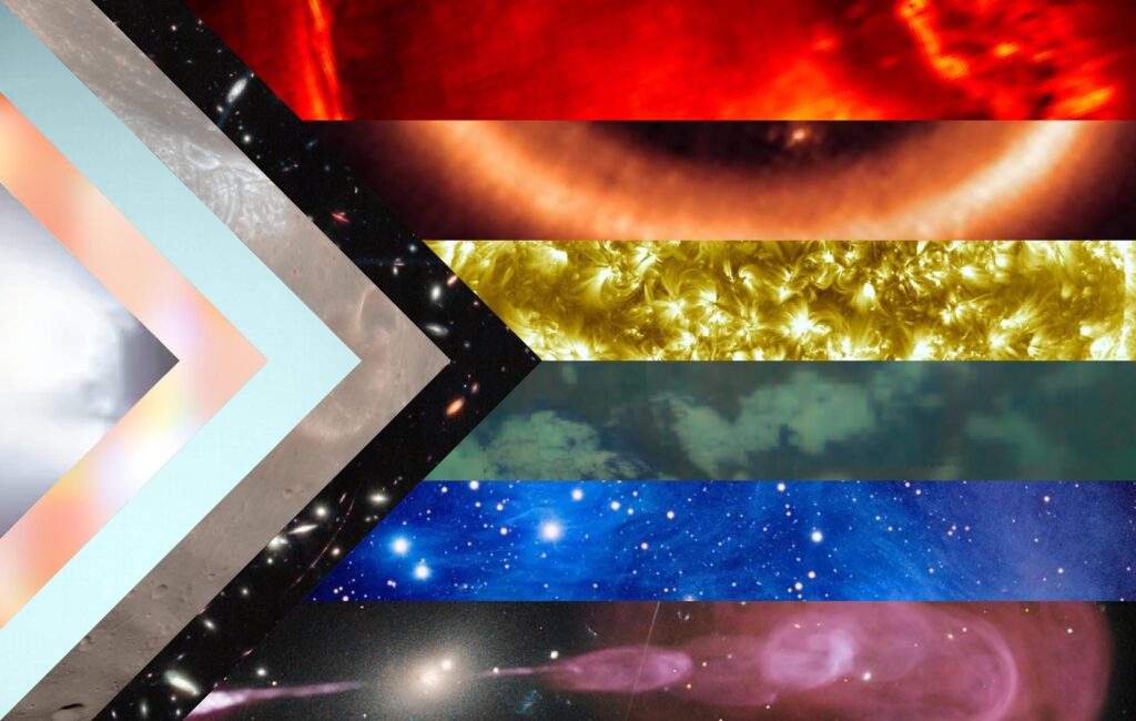 Made a space themed pride flag. Was very dissatisfied with NASA’s so I ...