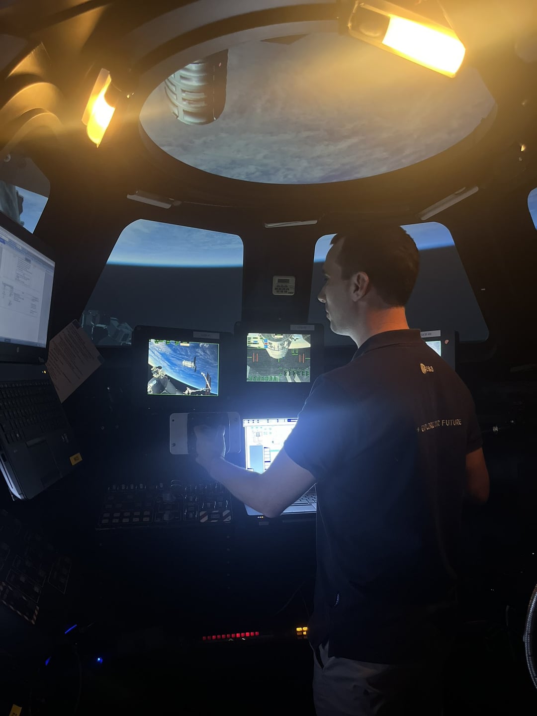 Hi r/space! I Just Completed My First Robotic Arm Training to Capture ...