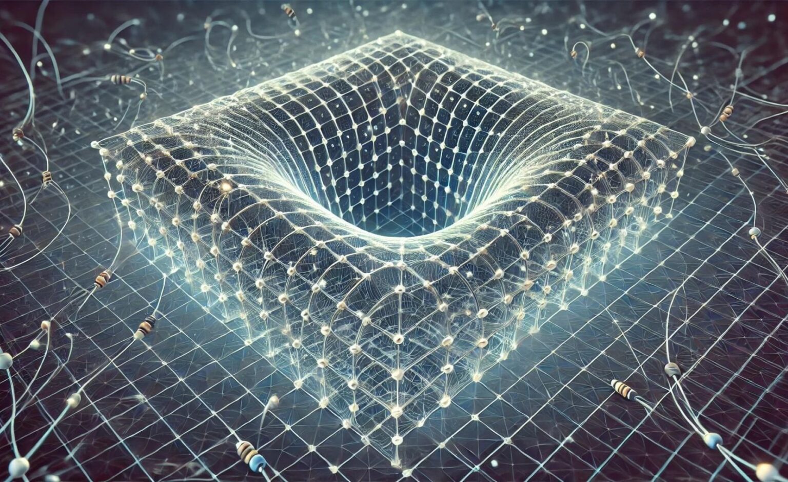 Simulating Quantum Gravity with Electrical Circuits and Hyperbolic ...