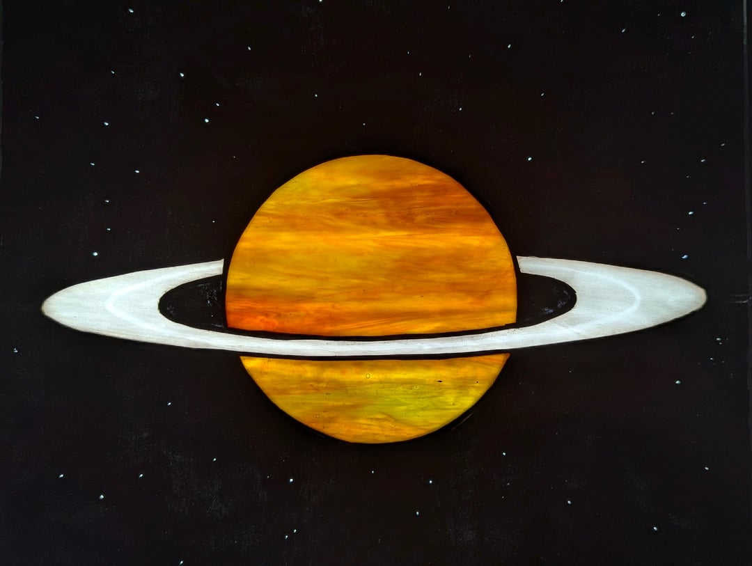 Saturn out of stained glass - UFO FEED