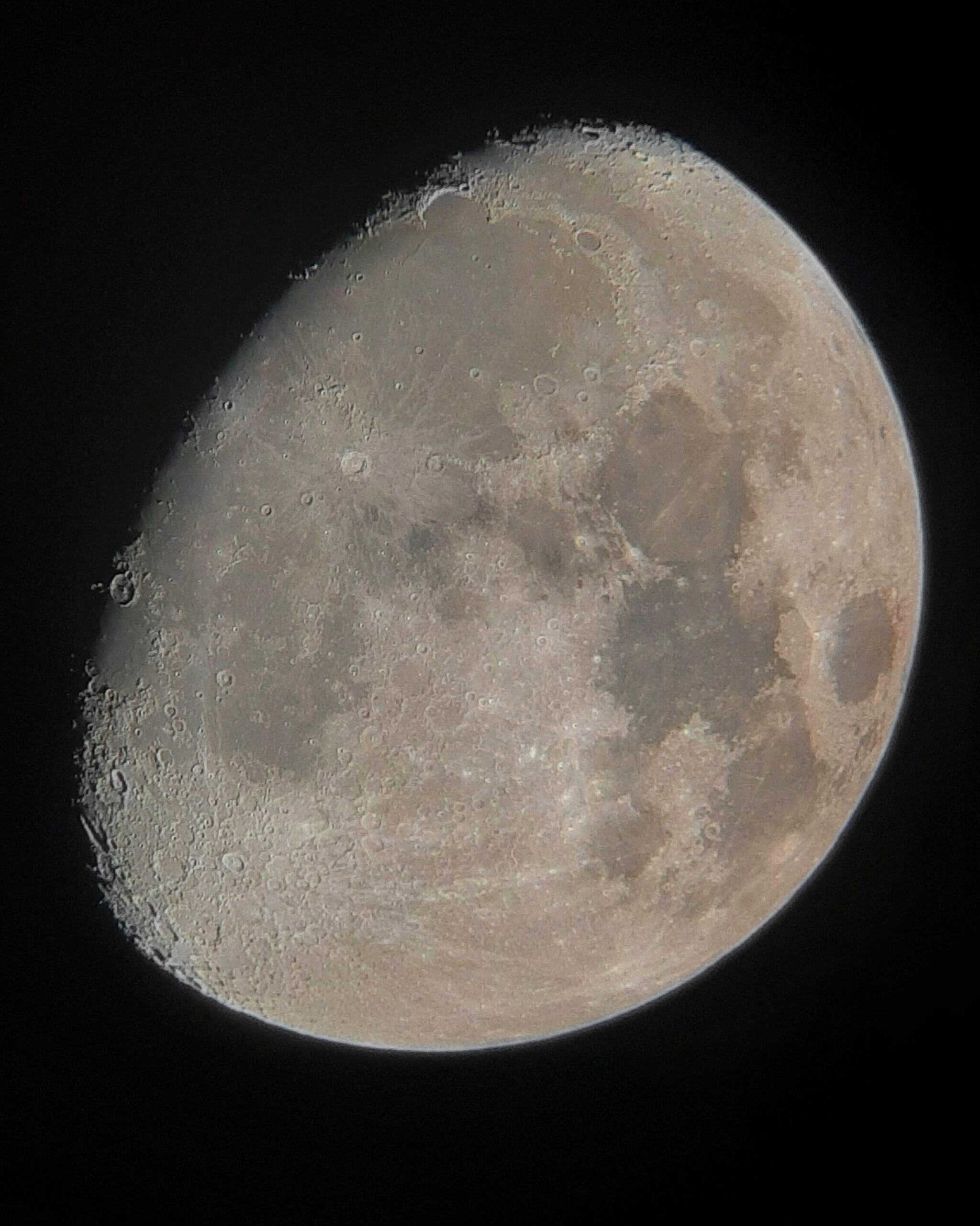 Moon captured with my 4 inch telescope - UFO FEED