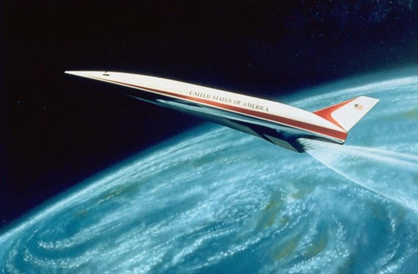 Artwork of the initial X-30/NASP configuration. Courtesy of NASA. - UFO ...