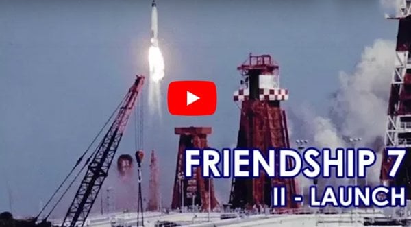THIS DAY IN HISTORY: John Glenn's First Human Orbital Flight for NASA ...