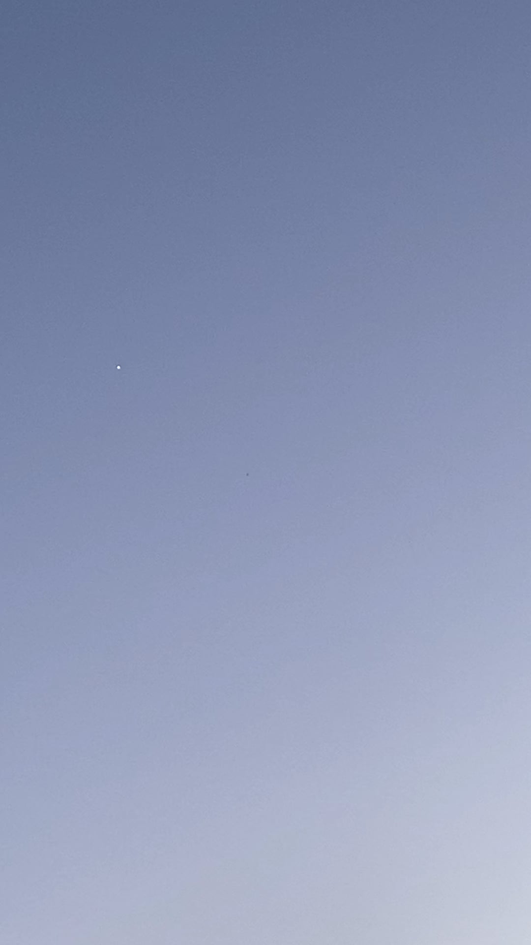 Spotted a fast black spinning object with naked eye and binoculars this ...