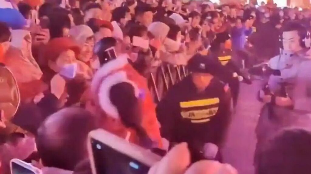 Did an AI robot attack people at a festival in China? In the footage ...