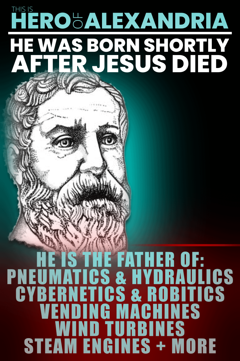 This is Hero. He was born some time around 50 AD. He is the father of ...