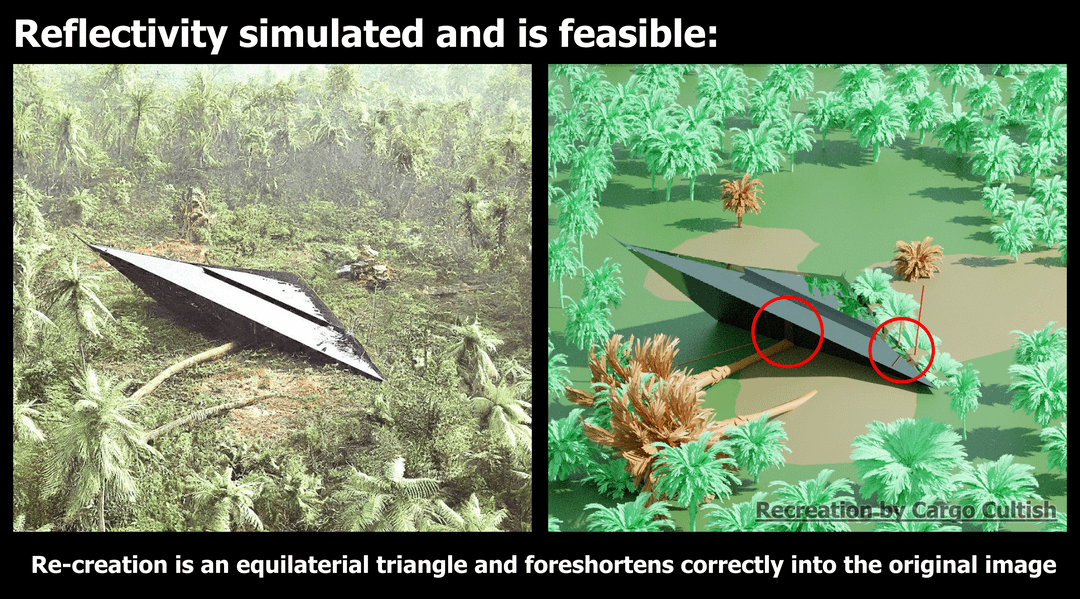 Vietnam Black Triangle UAP - Artist Recreation + Analysis/Breakdown of ...