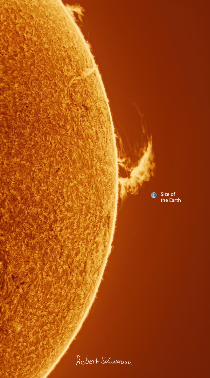 A large solar prominence [OC] - UFO FEED