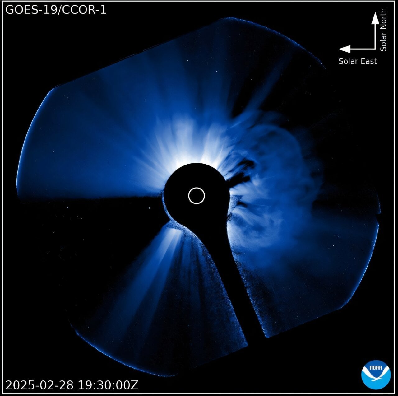 NOAA's GOES-19 satellite releases new coronagraph data to public - UFO FEED