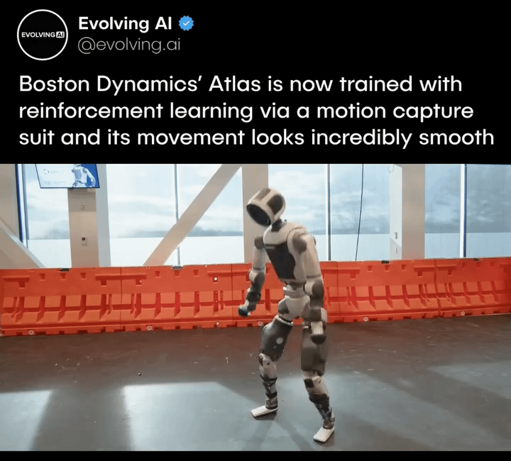 Boston Dynamics' Atlas is now trained with reinforcement learning via a ...