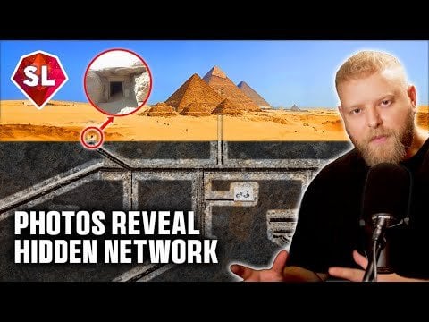 An Archeologist took photos of the underground labyrinth on the Giza ...