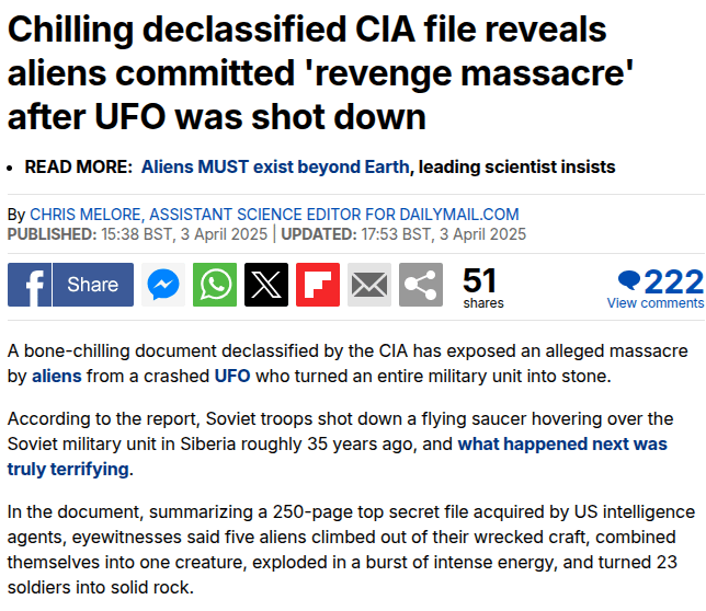 Chilling declassified CIA file reveals aliens committed ‘revenge ...