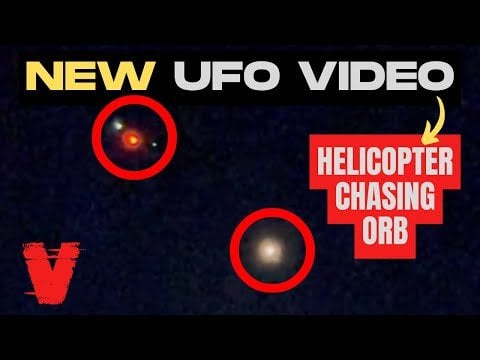 NEW VIRAL UFO VIDEO Filmed in Arizona (Helicopter Chasing ORB) - UFO FEED
