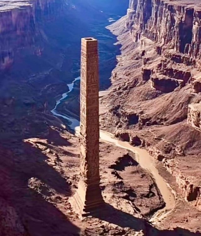 Egyptian obelisk found Grand Canyon? Old Egypt n America - UFO FEED