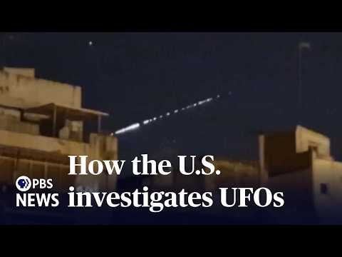 PBS News briefly covers the Jellyfish UAP from October 2018 Joint ...