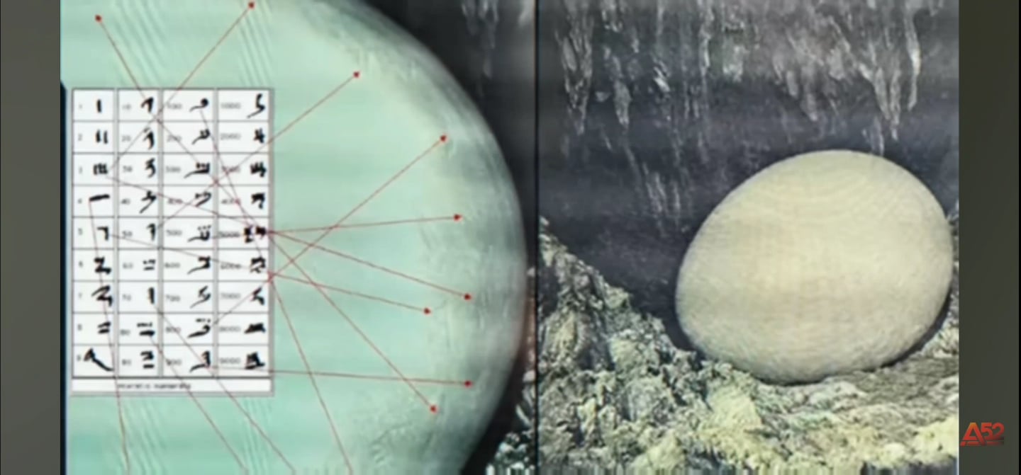 Written language engravings on other Alien craft similar to Buga Sphere ...