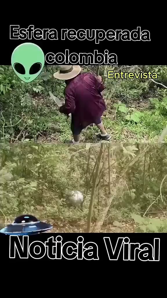 The person who recovered the sphere in Buga, Colombia was finally ...