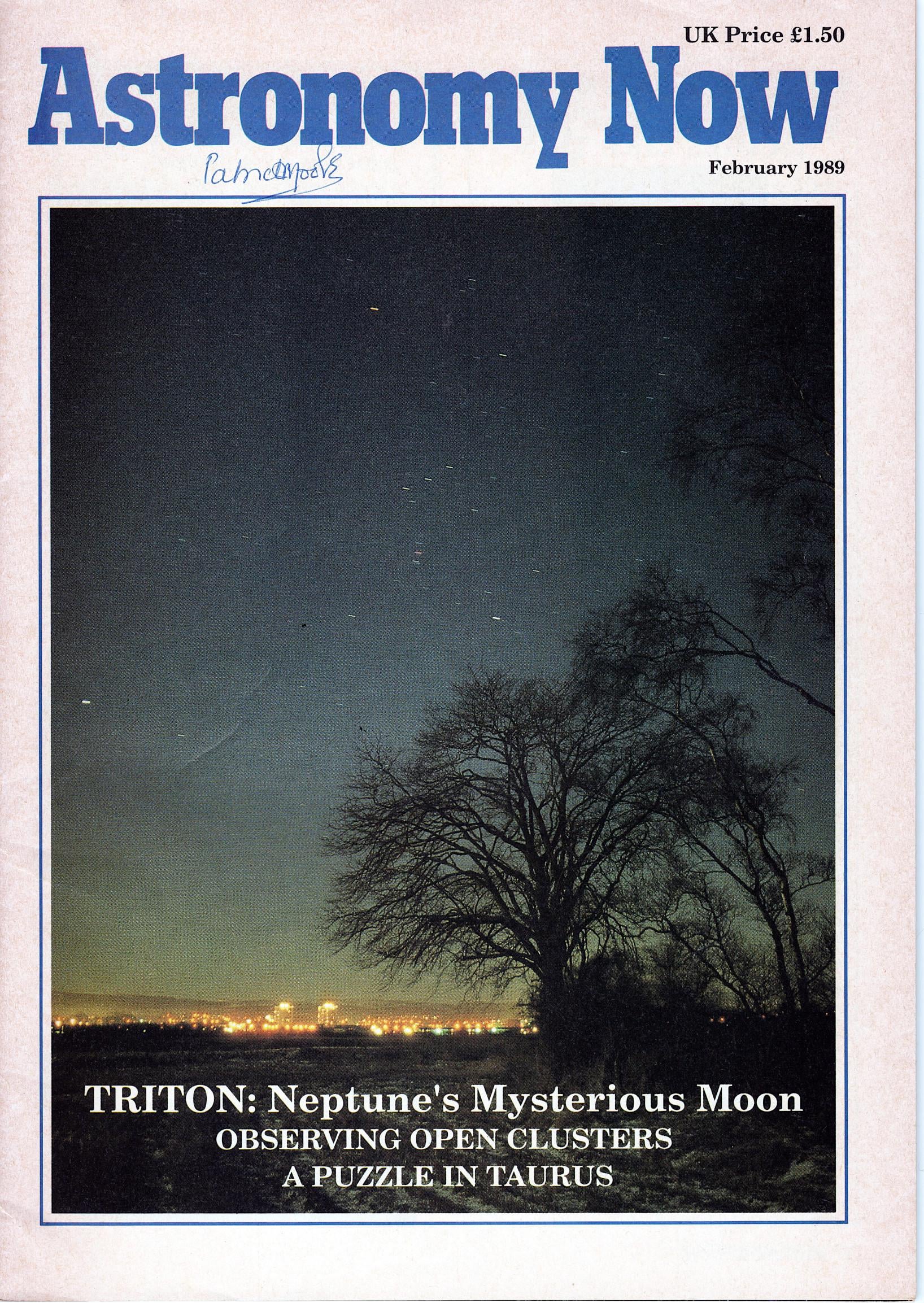 [OC] “Astronomy Now” magazine autographed by Patrick Moore (top left ...