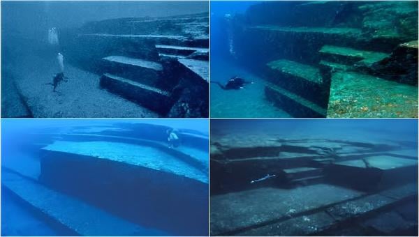 Off the coast of Japan’s Yonaguni Island lies a mysterious underwater ...