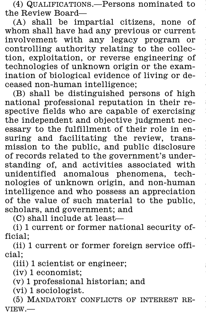 Did you know - The UAP Disclosure Act just reintroduced in Senate will ...