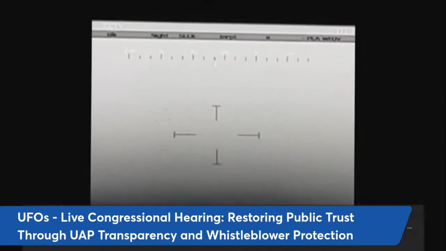 Video shared by the Navy chief, Alex Wiggins, before Congress today ...